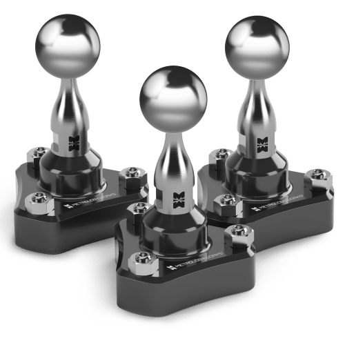 Magnetic Tooling Balls - Set of 3 - with 1" Stainless Steel Spheres ...