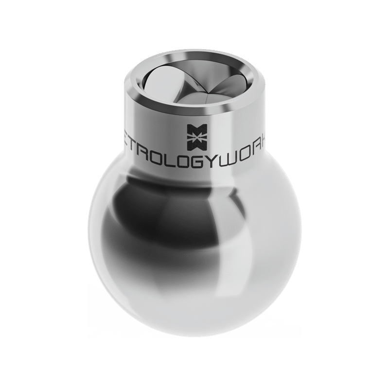 Repeatability Target - 25mm Spherical Stainless Steel Base - MetrologyWorks