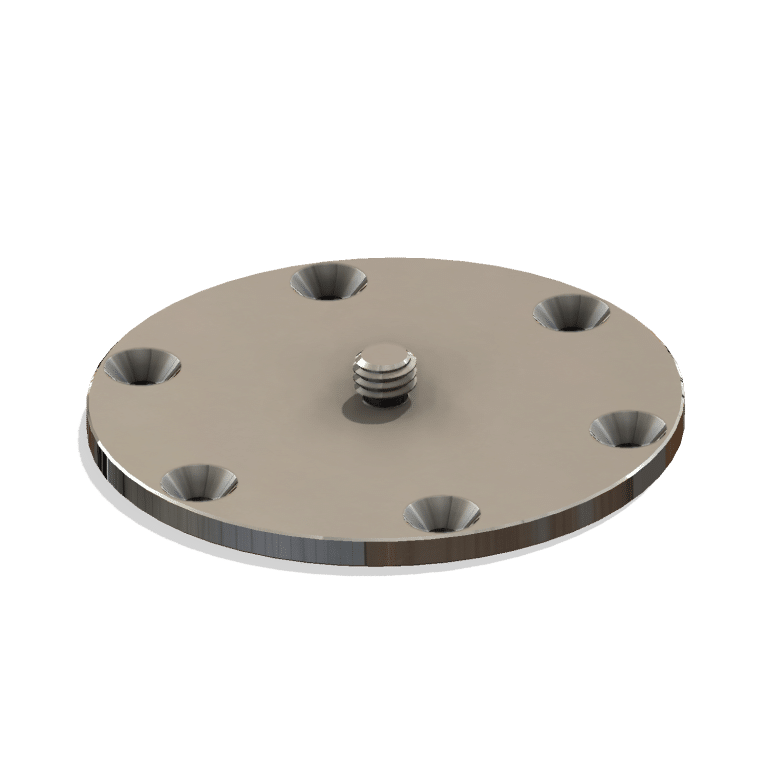 Granite Plate with M8 Threaded Inserts - MetrologyWorks