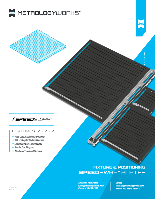 SpeedSwap Fixture Plate - 1/4"-20 Threads - MetrologyWorks