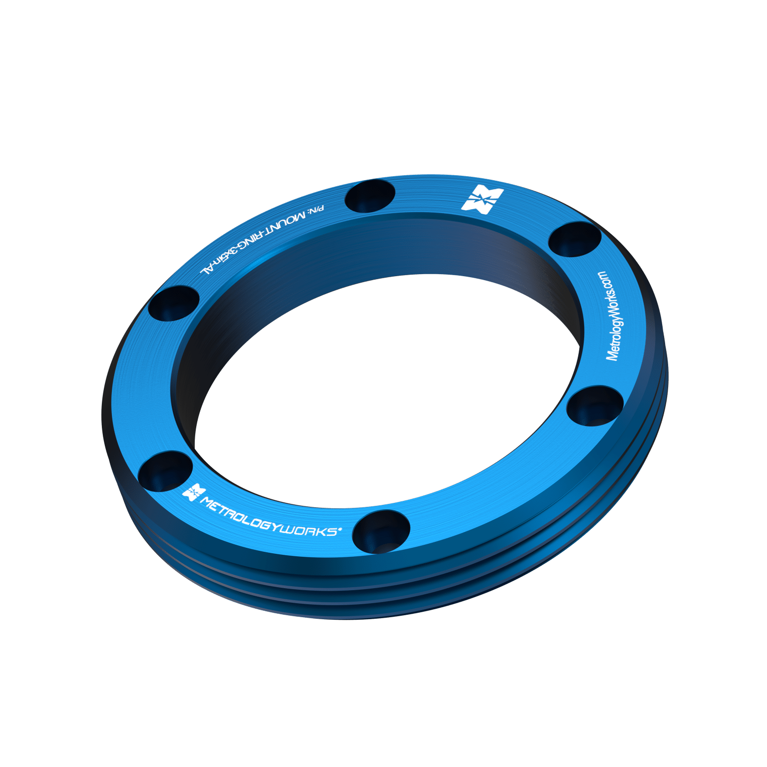 3-1/2" Mounting Ring for Portable CMM's - Anodized Aluminum ...