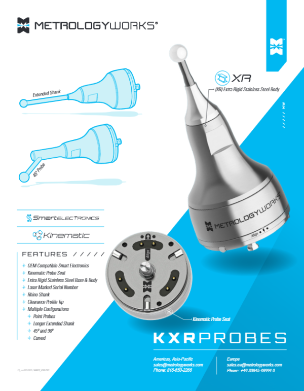 Kinematic Straight Shank Probes - MetrologyWorks