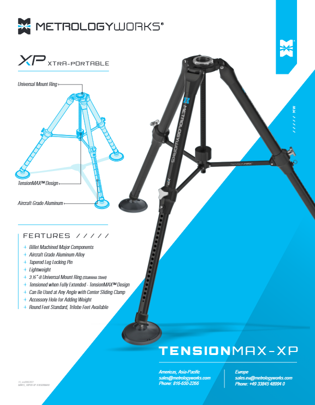TensionMAX XP - Extra Portable Metrology Tripod for Portable CMMs ...