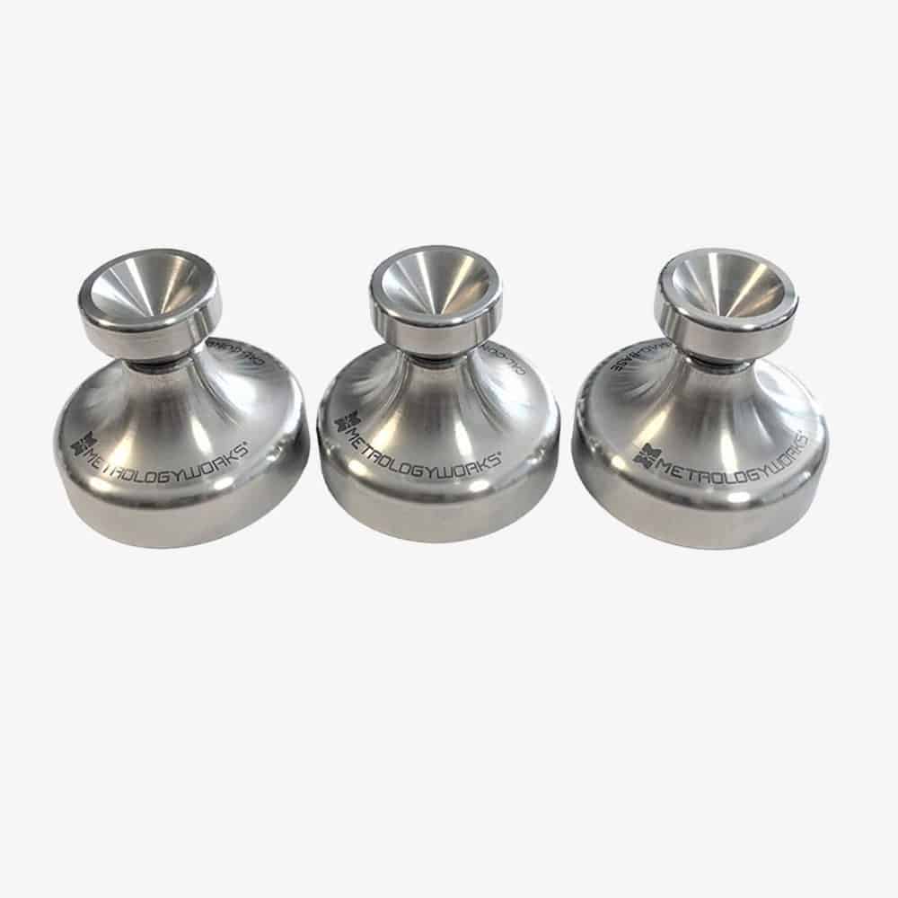 Magnetic Tooling Cones - Basic - Set of 3 - MetrologyWorks
