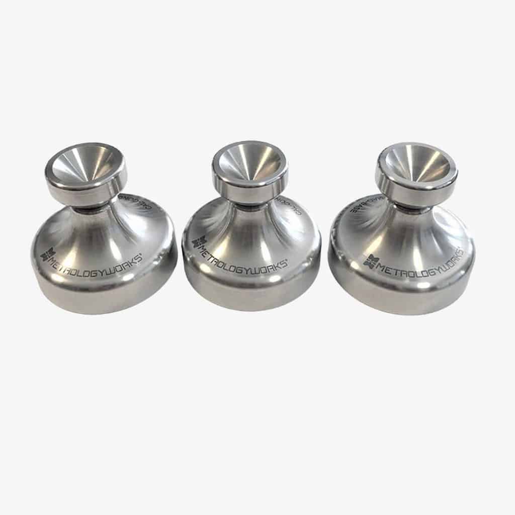Magnetic Tooling Cones - Basic - Set of 3 - MetrologyWorks