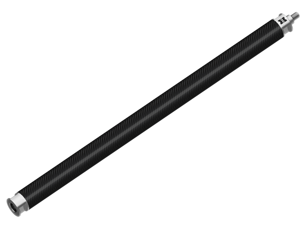 12" Straight Carbon Fiber Extension (6mm thread) - MetrologyWorks
