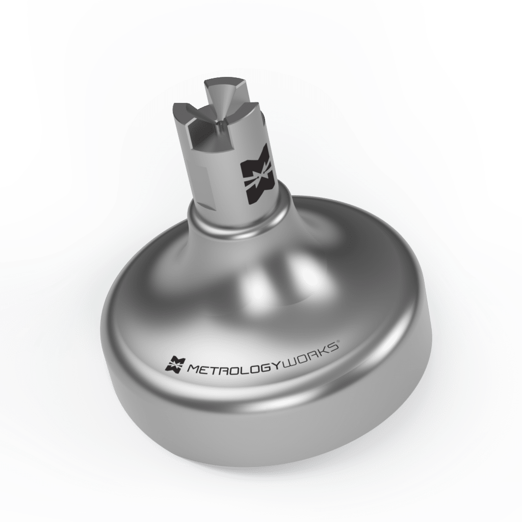 Calibration Cone with Magnetic Base (Stainless Steel) - MetrologyWorks
