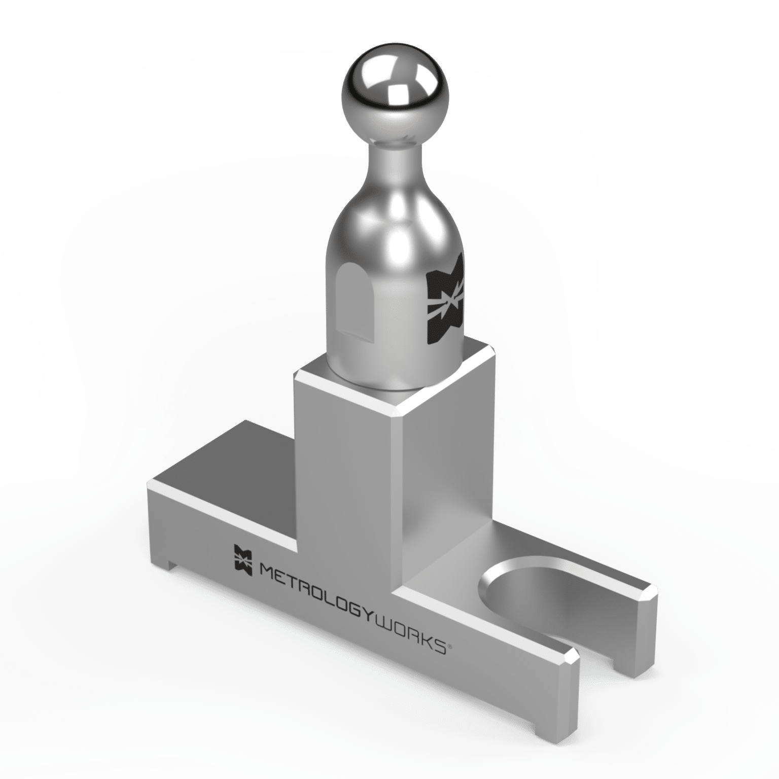 3/8" Calibration Sphere - Stainless Steel - with Standard Bolt-Down ...